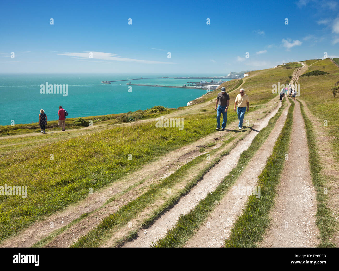 White cliffs country park, Dover Stock Photo - Alamy