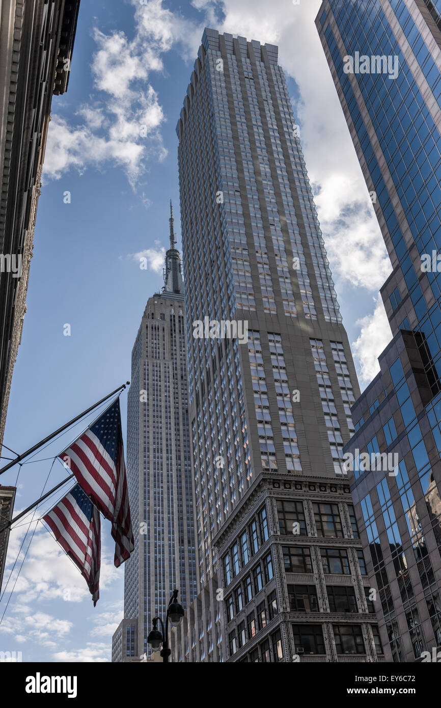 Empire state building spire hi-res stock photography and images - Alamy