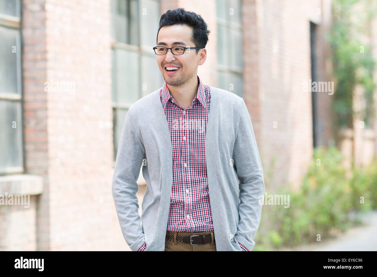 Happy mid adult man Stock Photo - Alamy