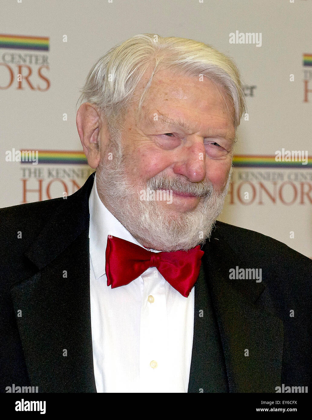 Theodore Bikel arrives for the formal Artist's Dinner honoring the recipients of the 2012 ...