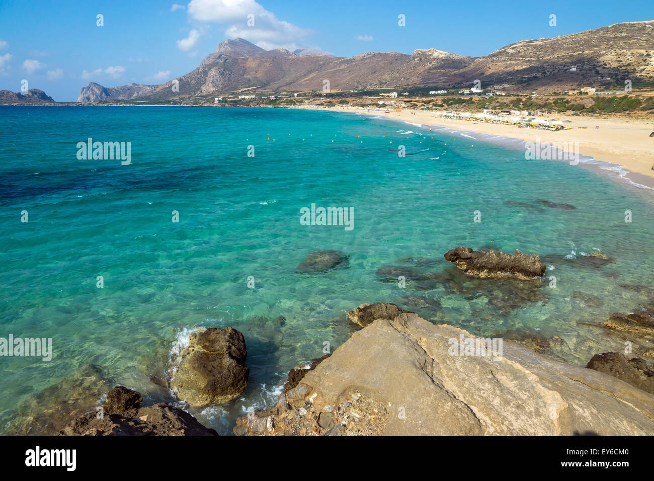 Beautiful falassarna beach on crete hi-res stock photography and images ...