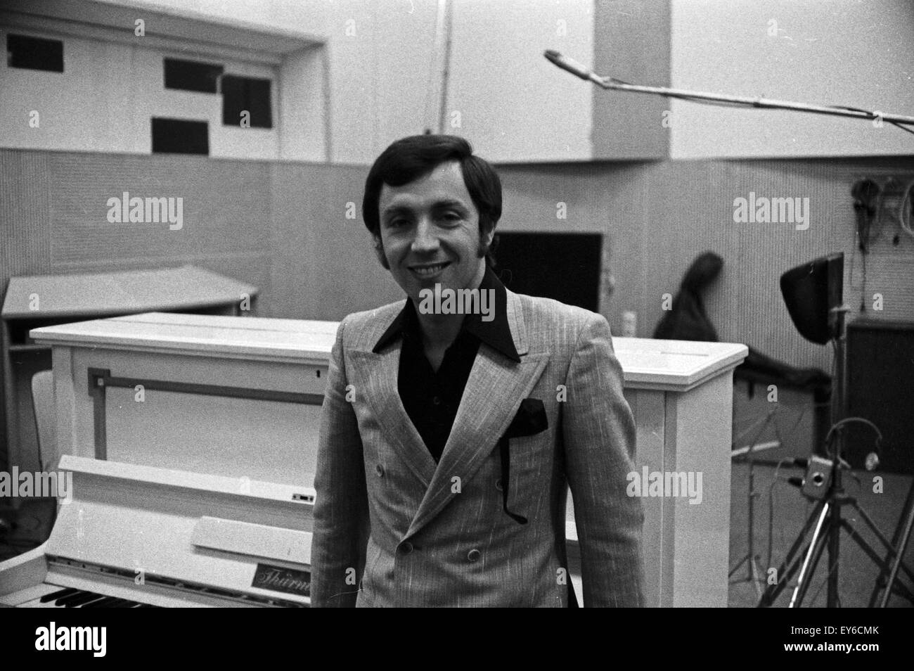 Der französische Sänger Michel Mallory, Deutschland 1960er Jahre ...