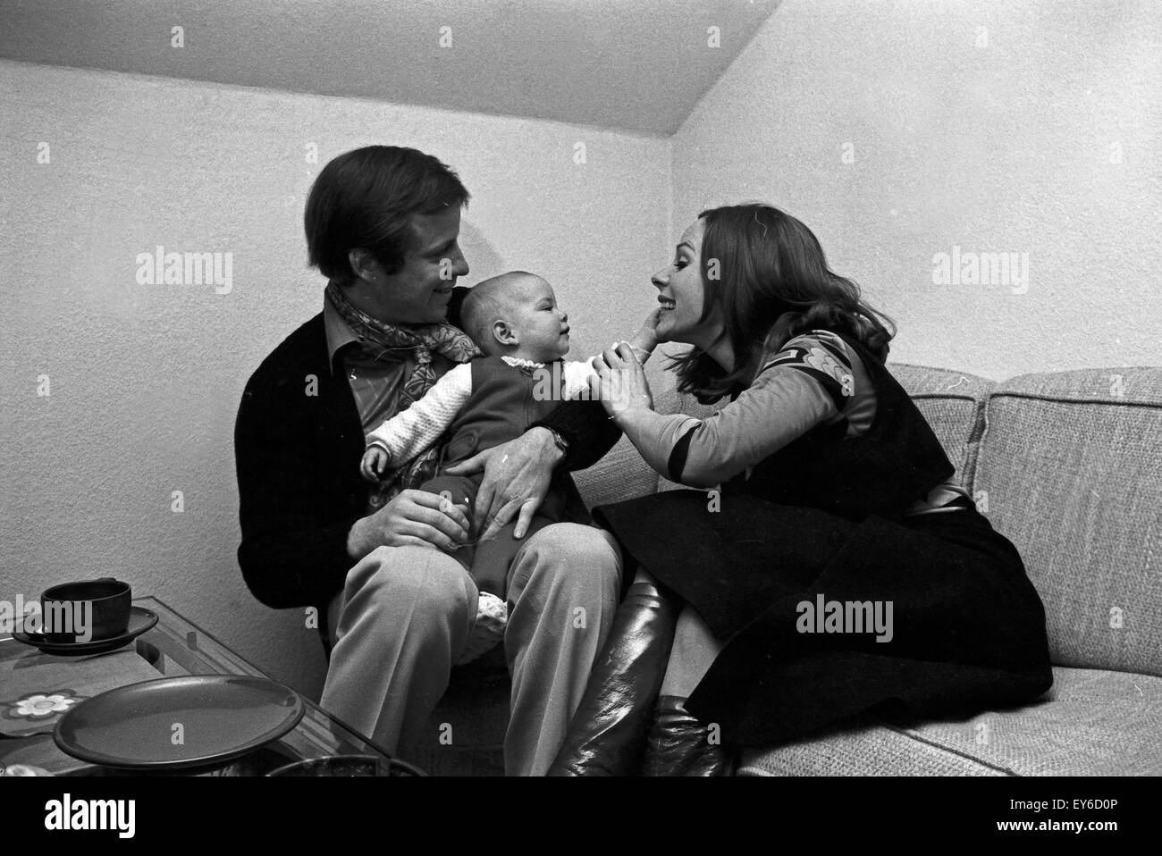 Deutsches Schauspielerehepaar Michael Hinz und Viktora Brams ...