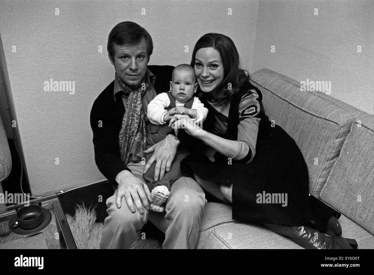 Deutsches Schauspielerehepaar Michael Hinz und Viktora Brams ...