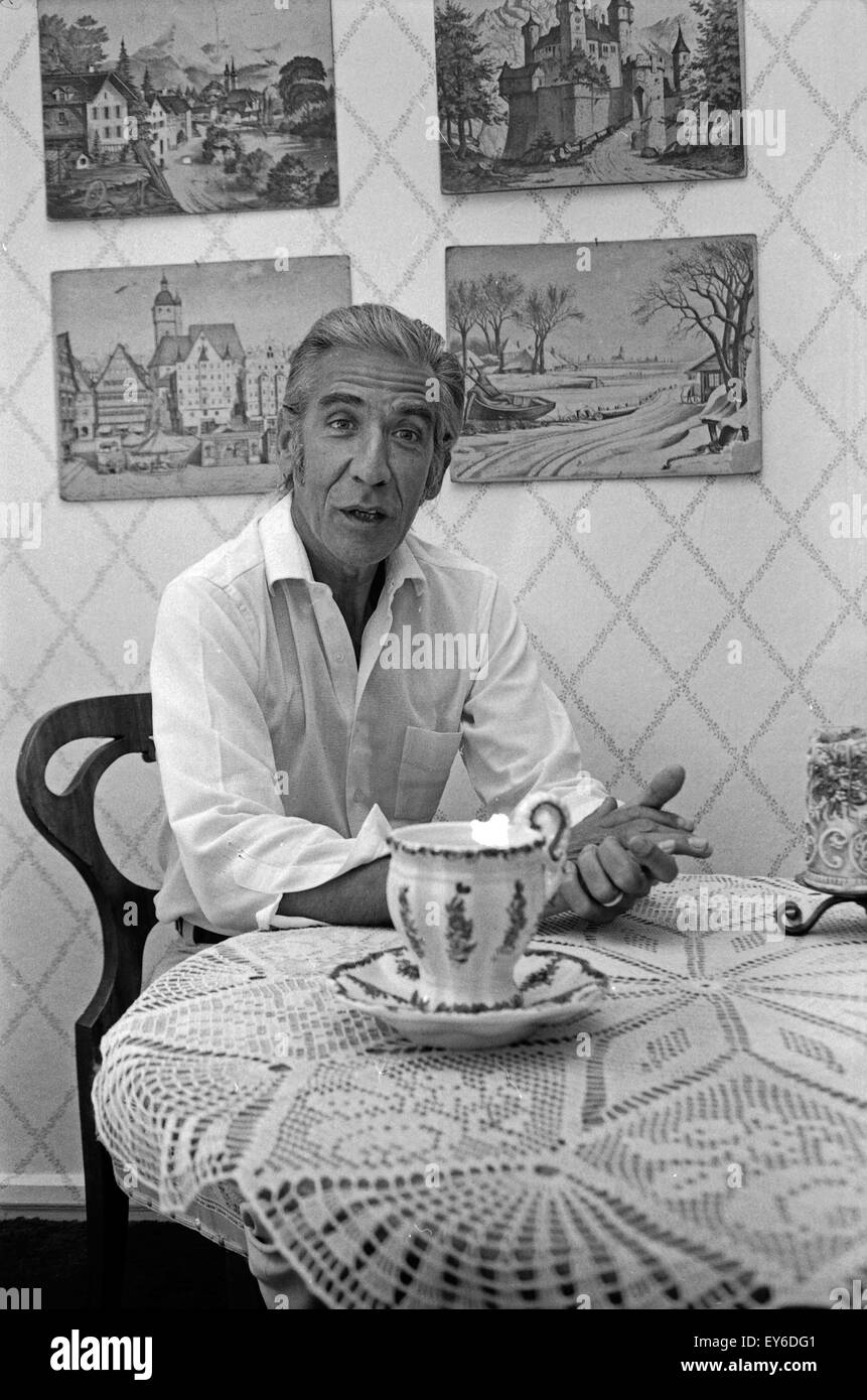 Der Schweizer Schauspieler Lukas Ammann, Deutschland 1970er Jahre ...