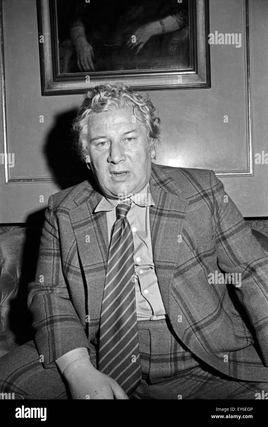 Der britische Schauspieler Peter Ustinov, Deutschland 1970er Jahre ...
