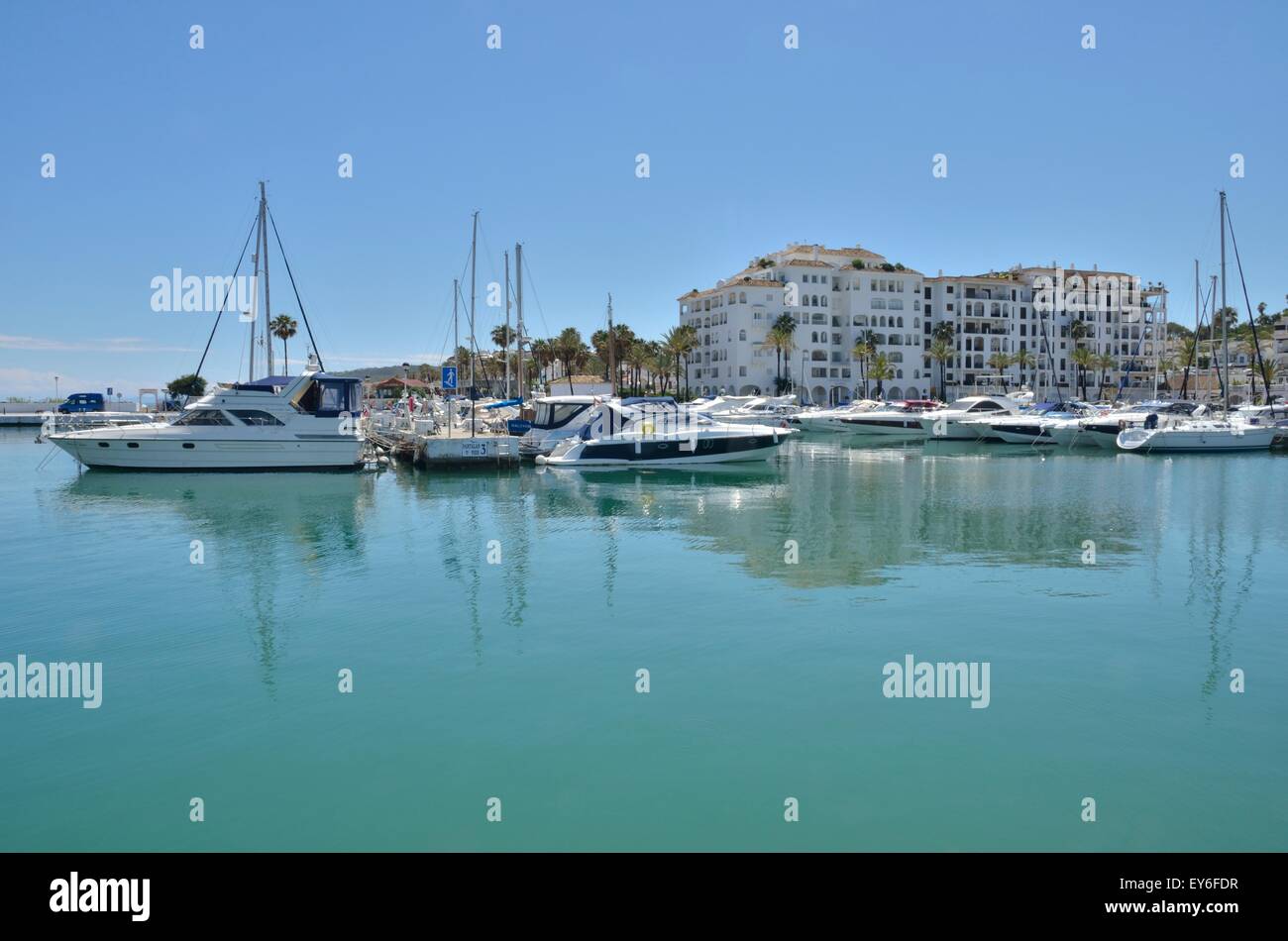 Marina La Duquesa, on Sun Coast, in the municipality of Manilva, Malaga ...