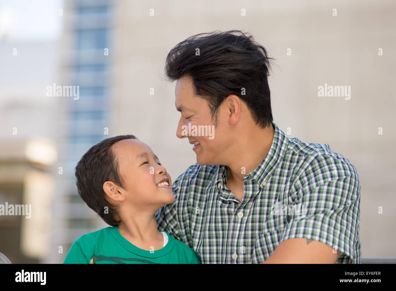 Father and Son Stock Photo - Alamy