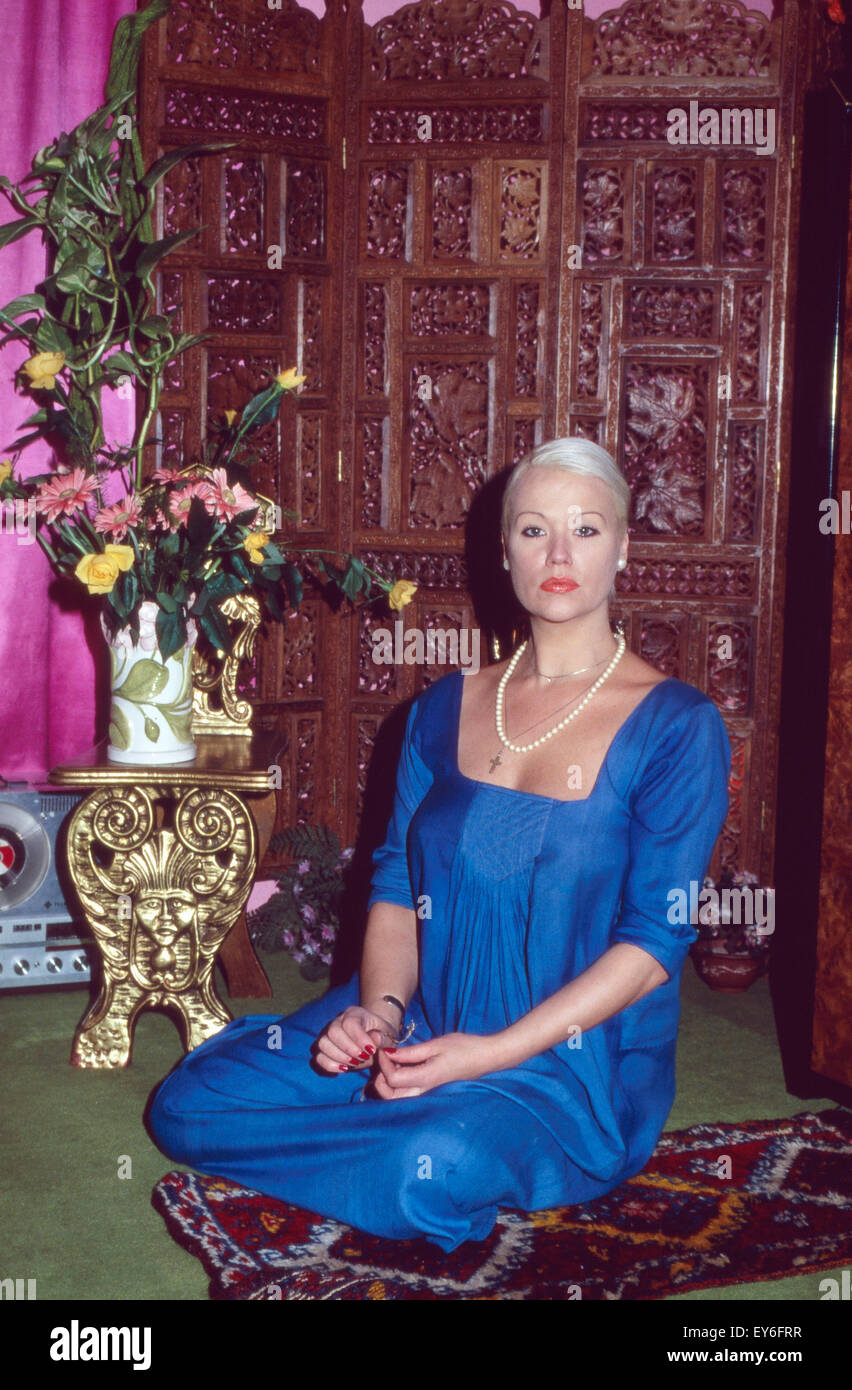 Deutsche Schauspielerin Heidi Stroh, Deutschland 1970er Jahre. German ...