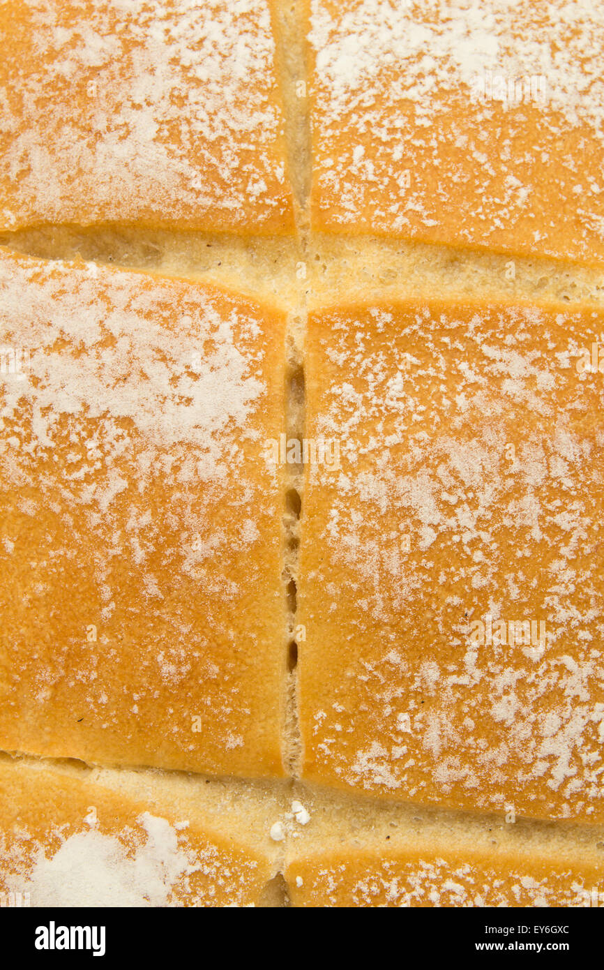 flat bread with crossed notches food background Stock Photo - Alamy