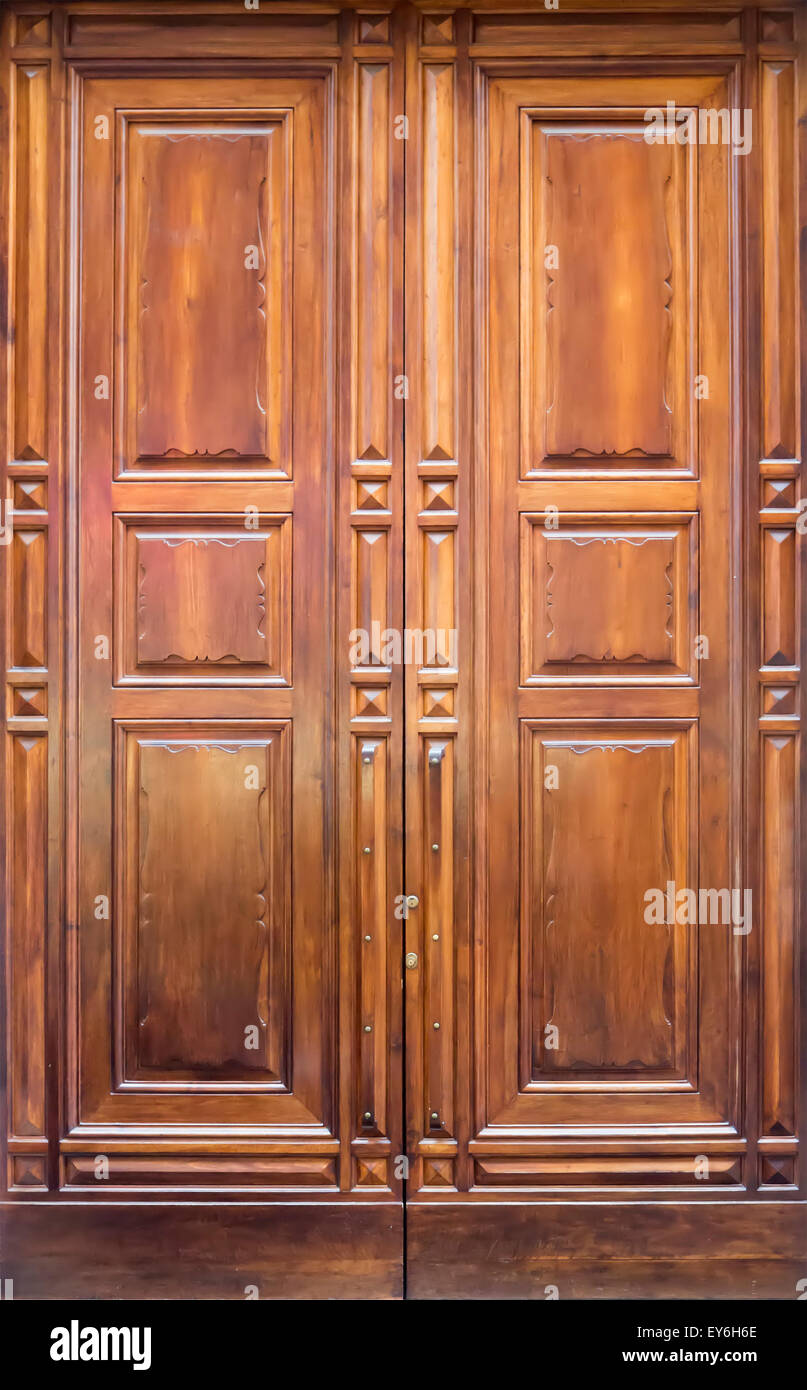 Traditional old door from Torino, Italy Stock Photo - Alamy