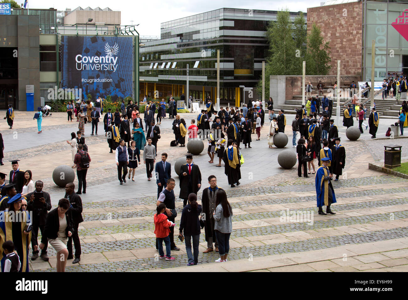 Coventry University graduation day Stock Photo - Alamy