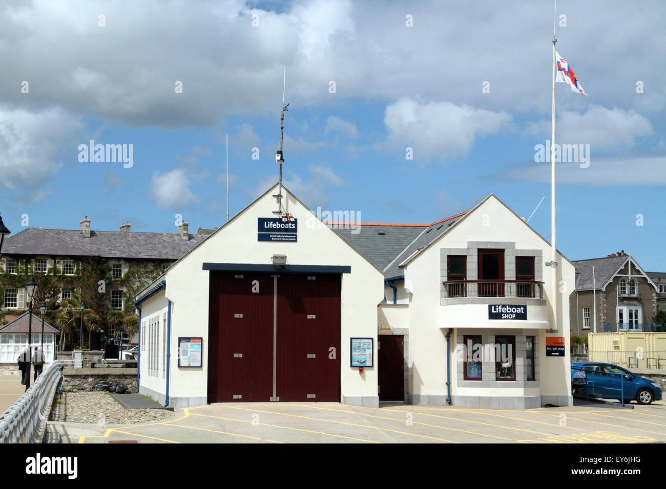 RNLI lifeboat station Beaumaris Anglesey North Wales Stock Photo - Alamy