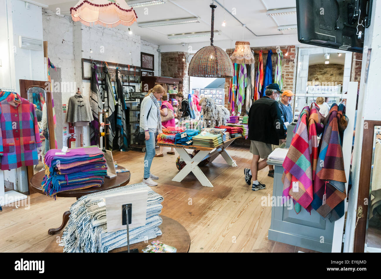 Avoca handweavers textile shop at Powerscourt, Ireland Stock Photo - Alamy