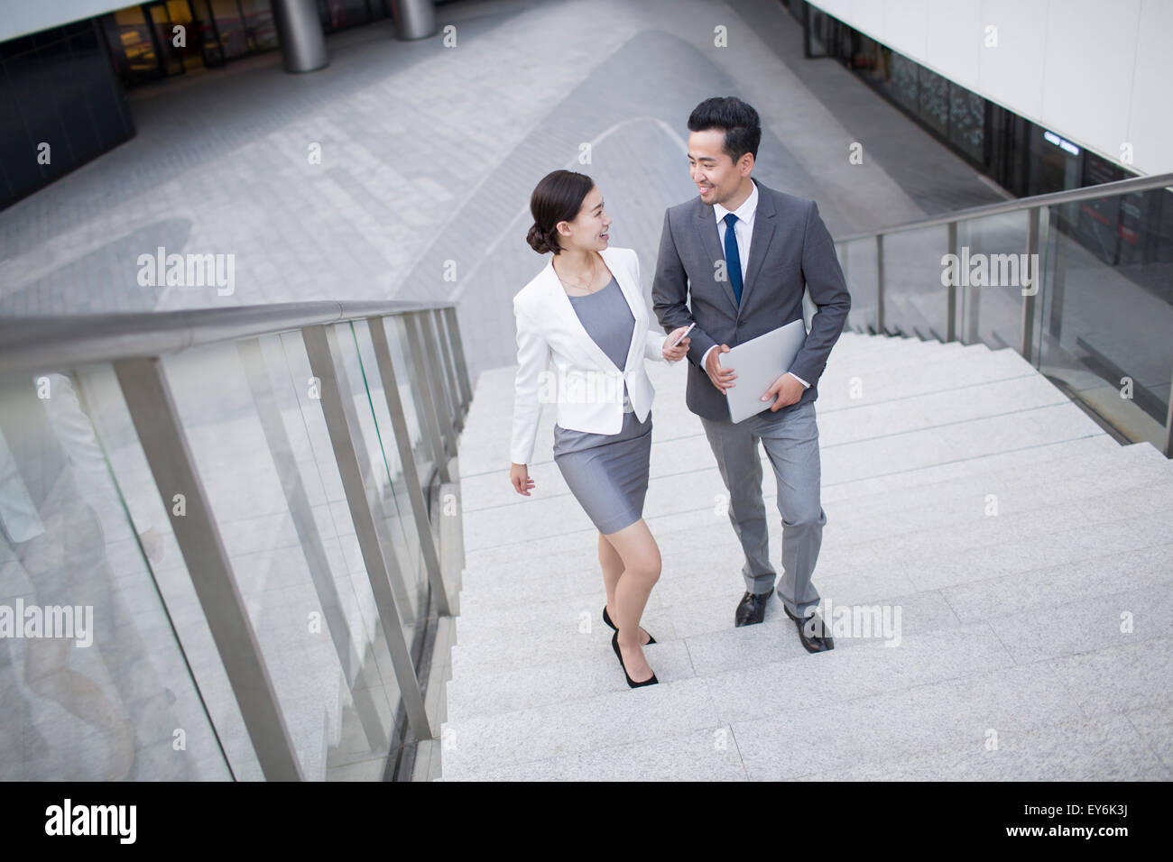 Indian businessman walking stairs hi-res stock photography and images ...