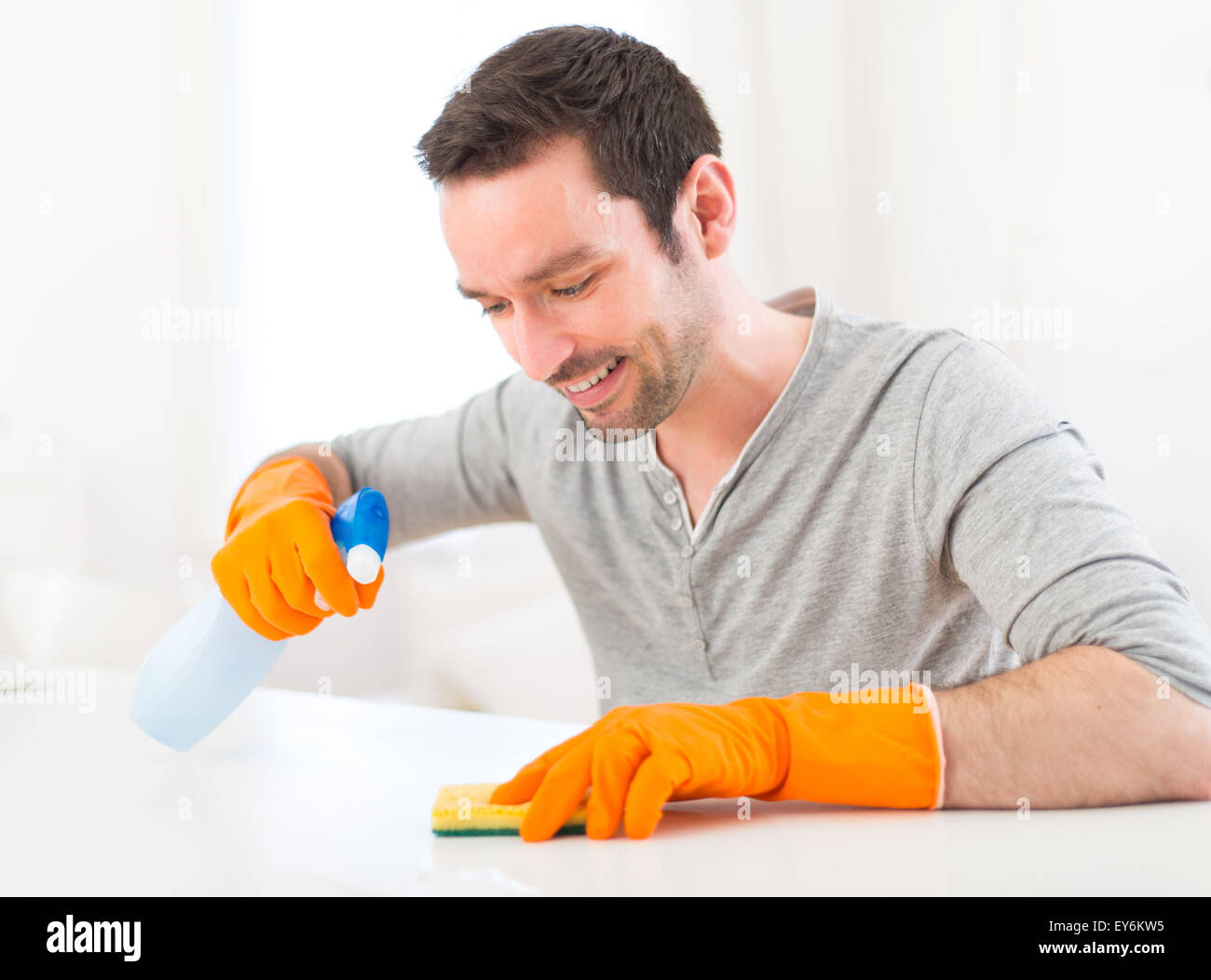 Flat cleaning hi-res stock photography and images - Alamy