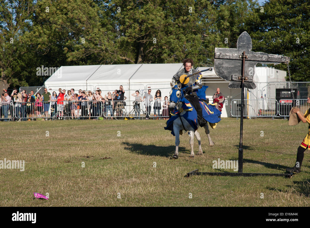 Medieval knights jousting competition Lambeth Country show Brockwell ...