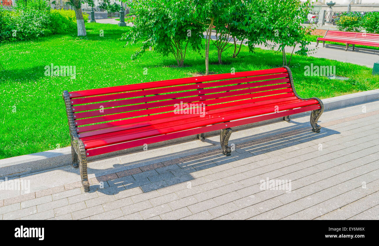 Bench chair park seat hi-res stock photography and images - Alamy