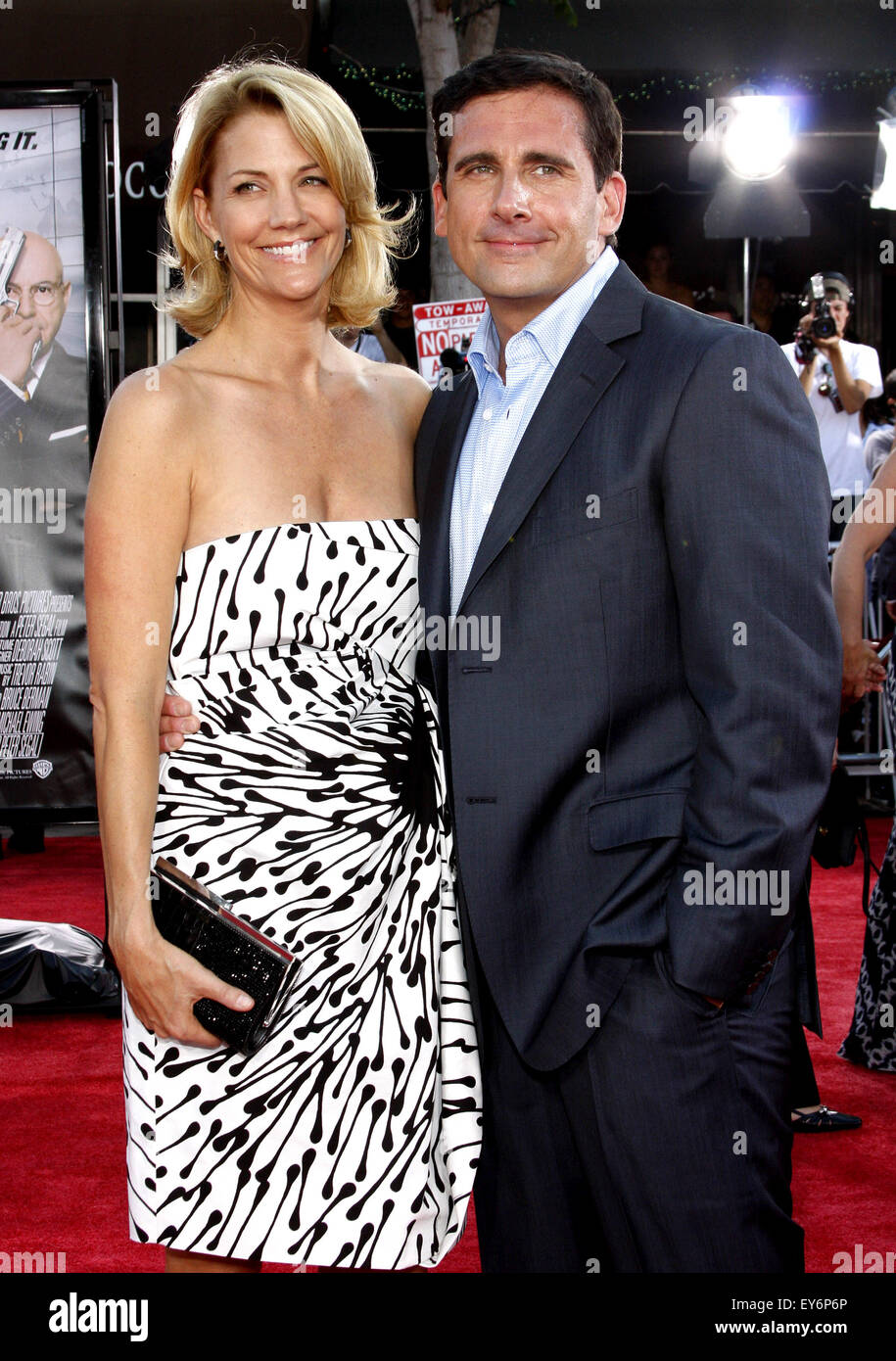 Steve Carell and Nancy Carell at the Los Angeles premiere of 'Get Smart ...
