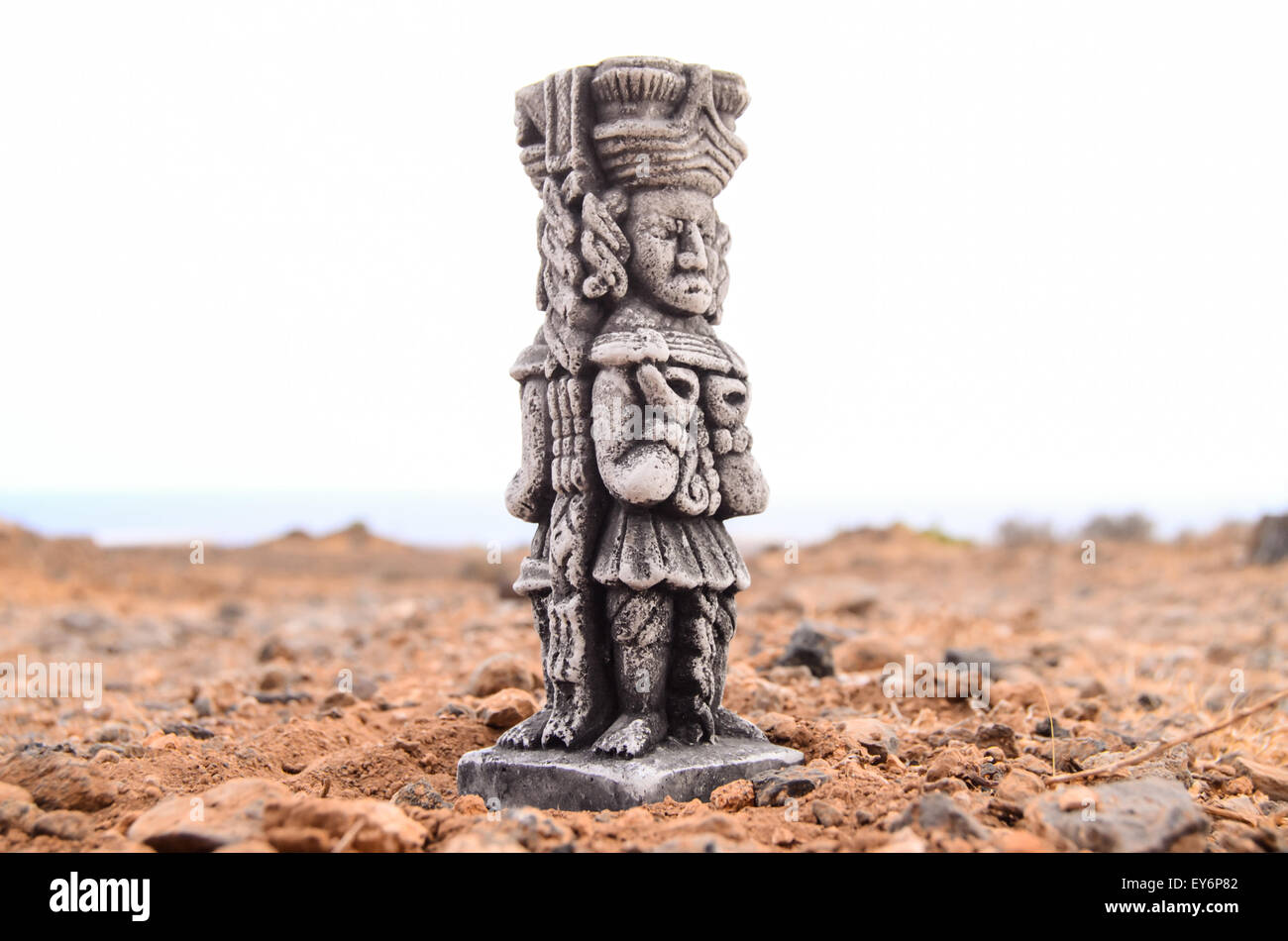 Ancient Maya Statue Stock Photo - Alamy