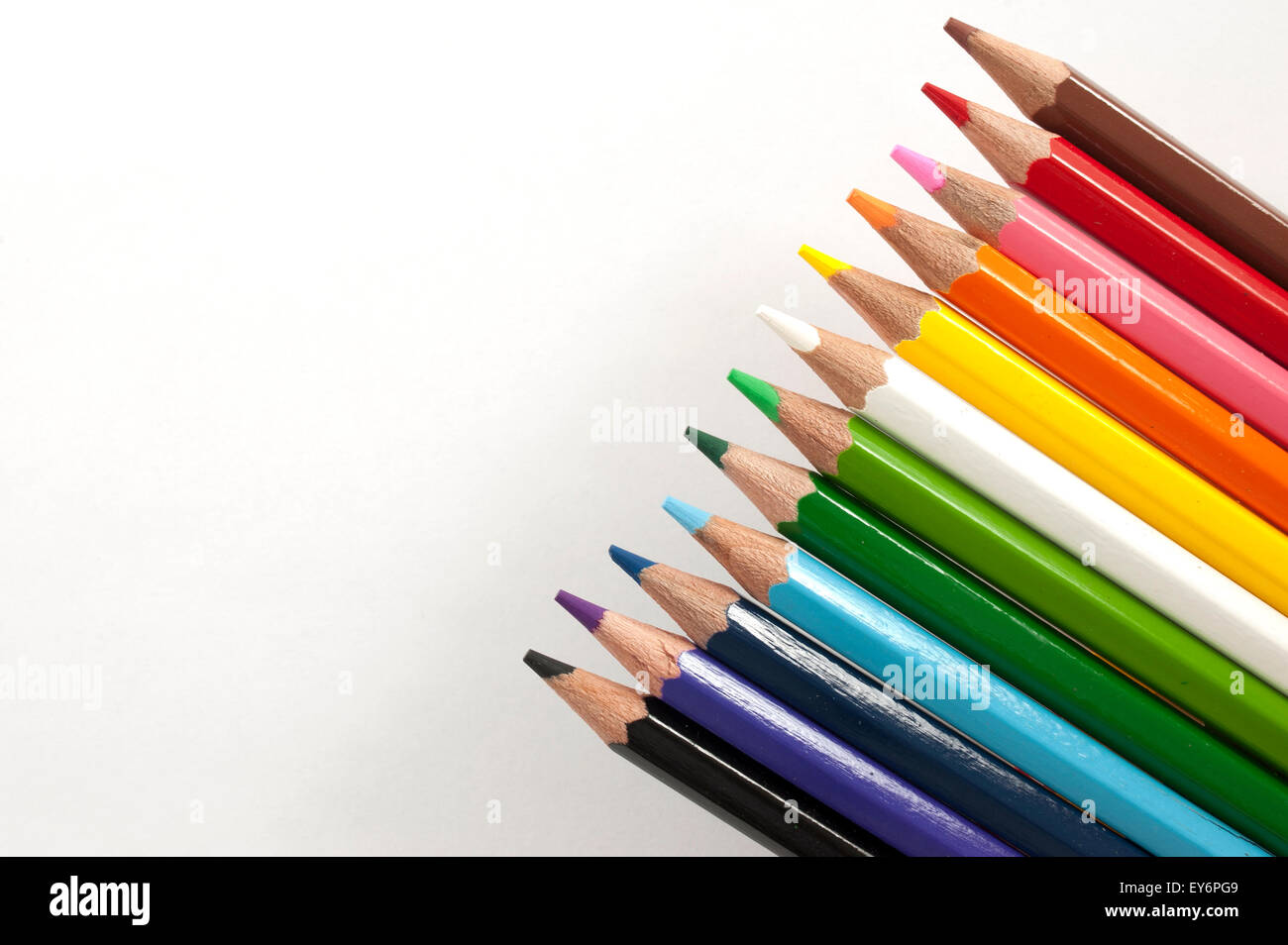 Color wood pencil background Stock Photo - Alamy