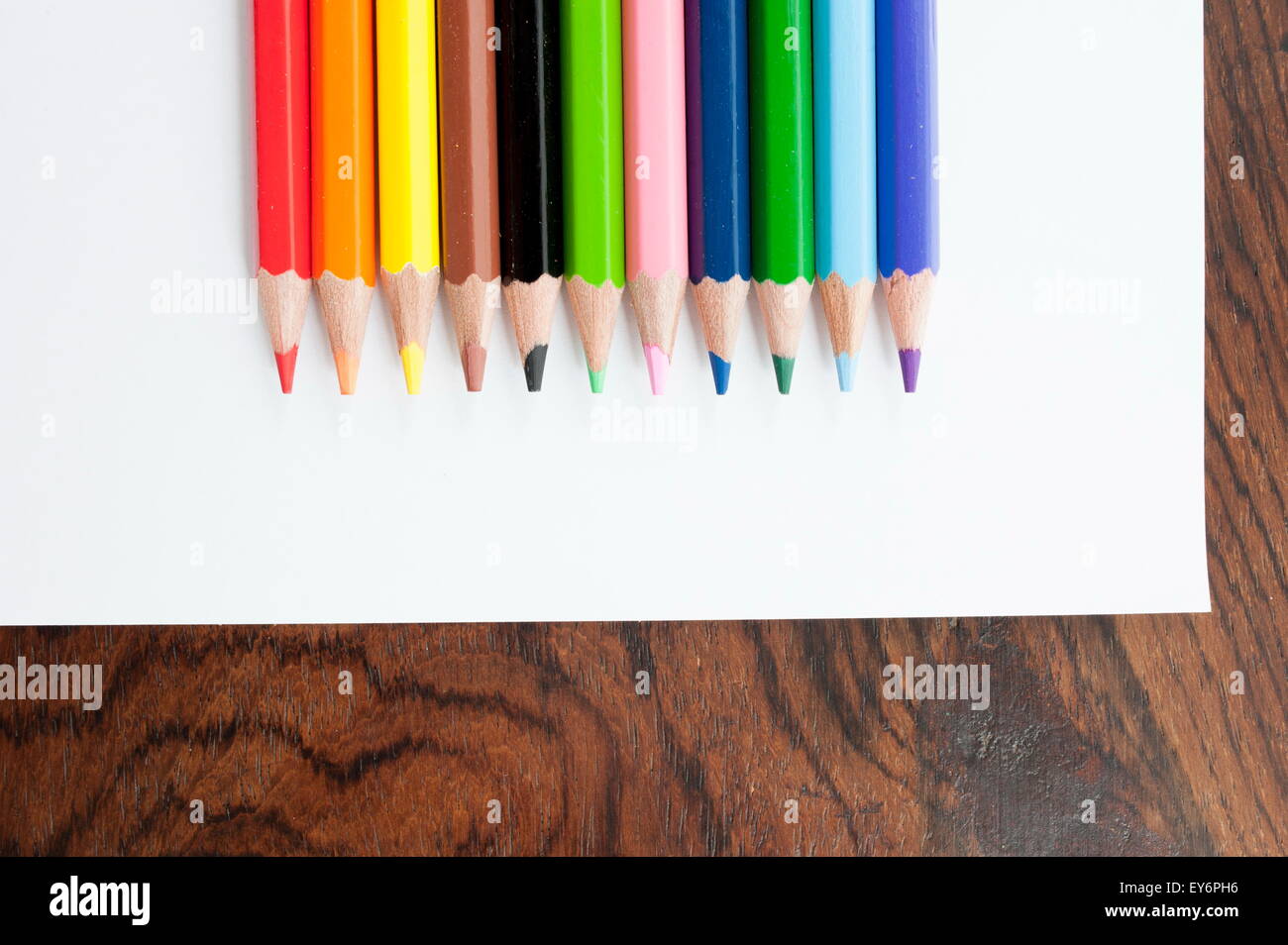 Color wood pencil background Stock Photo - Alamy