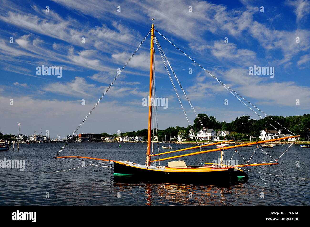 Mystic, Connecticut: Sandbagger Annie centerboard racing sloop built in ...