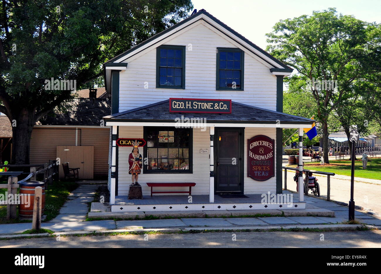 Mystic, Connecticut: The Geo. H. Stoe & Co. General Store at Mystic ...