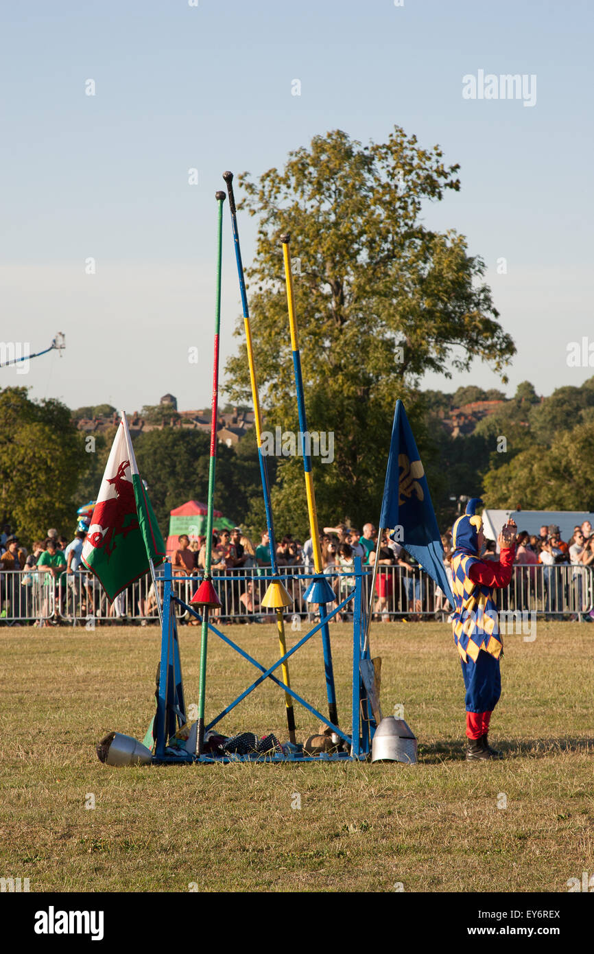 Medieval knights jousting competition Lambeth Country show Brockwell ...