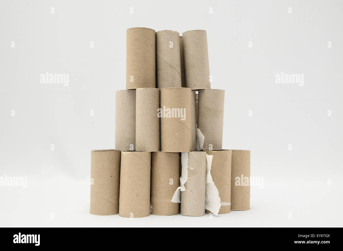Empty Toilet Paper Roll Stock Photo - Alamy