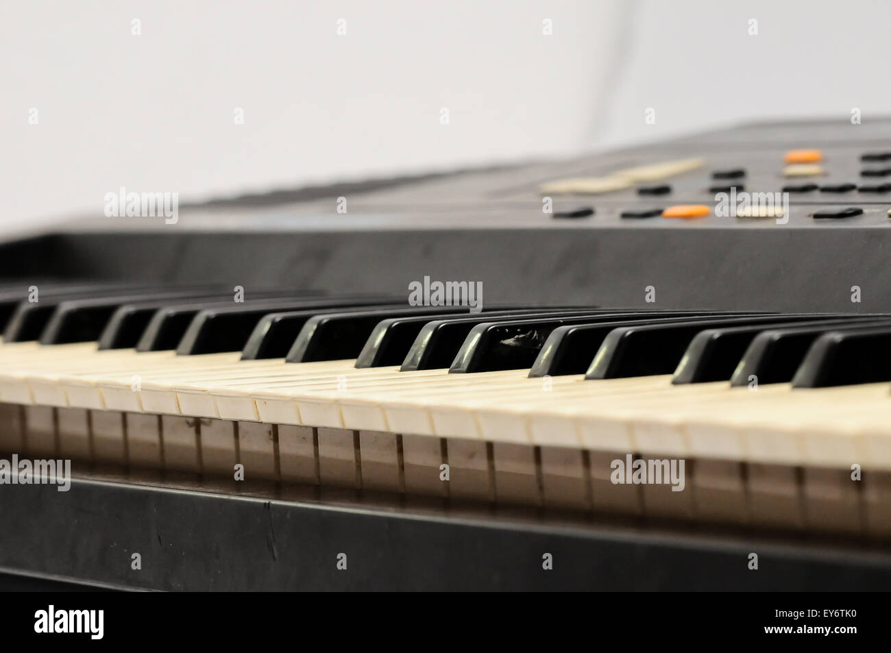 Piano keyboard closeup Stock Photo - Alamy