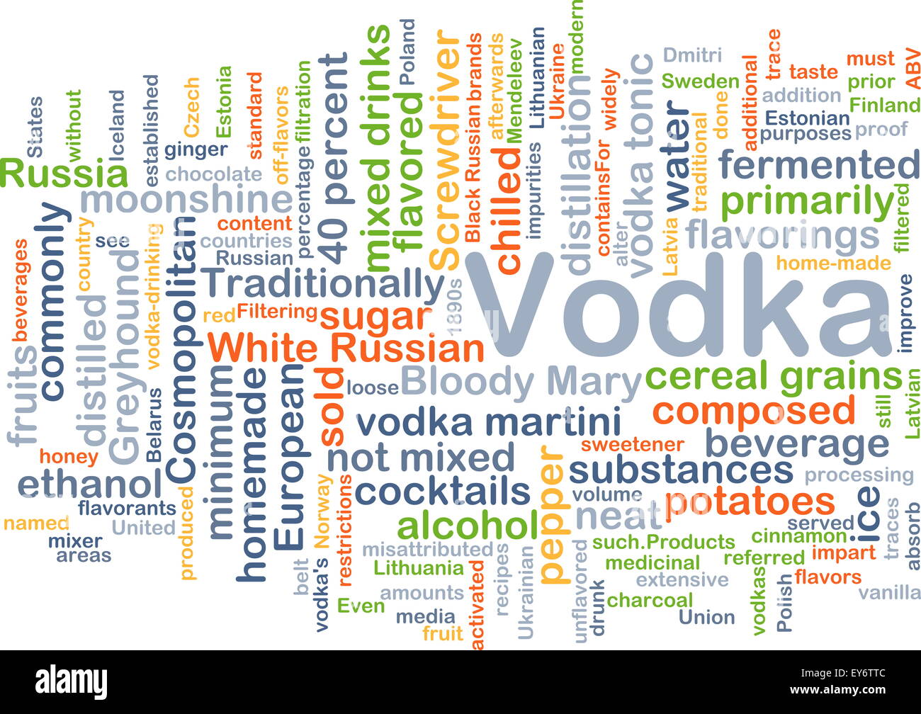 Flavored vodka concept hi-res stock photography and images - Alamy