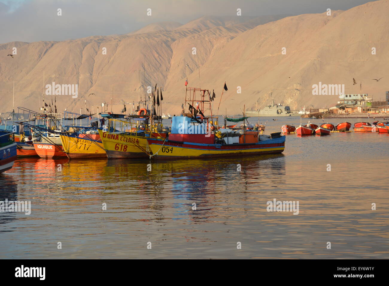 Chile Iquique Port Stock Photo - Alamy