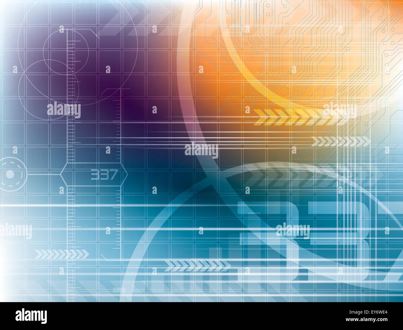 Abstract background of futuristic technology Stock Vector Image & Art ...