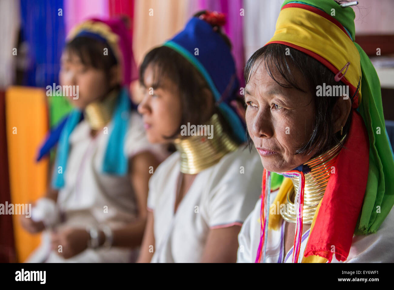Padong village on Inle Lake, Myanmar Stock Photo - Alamy