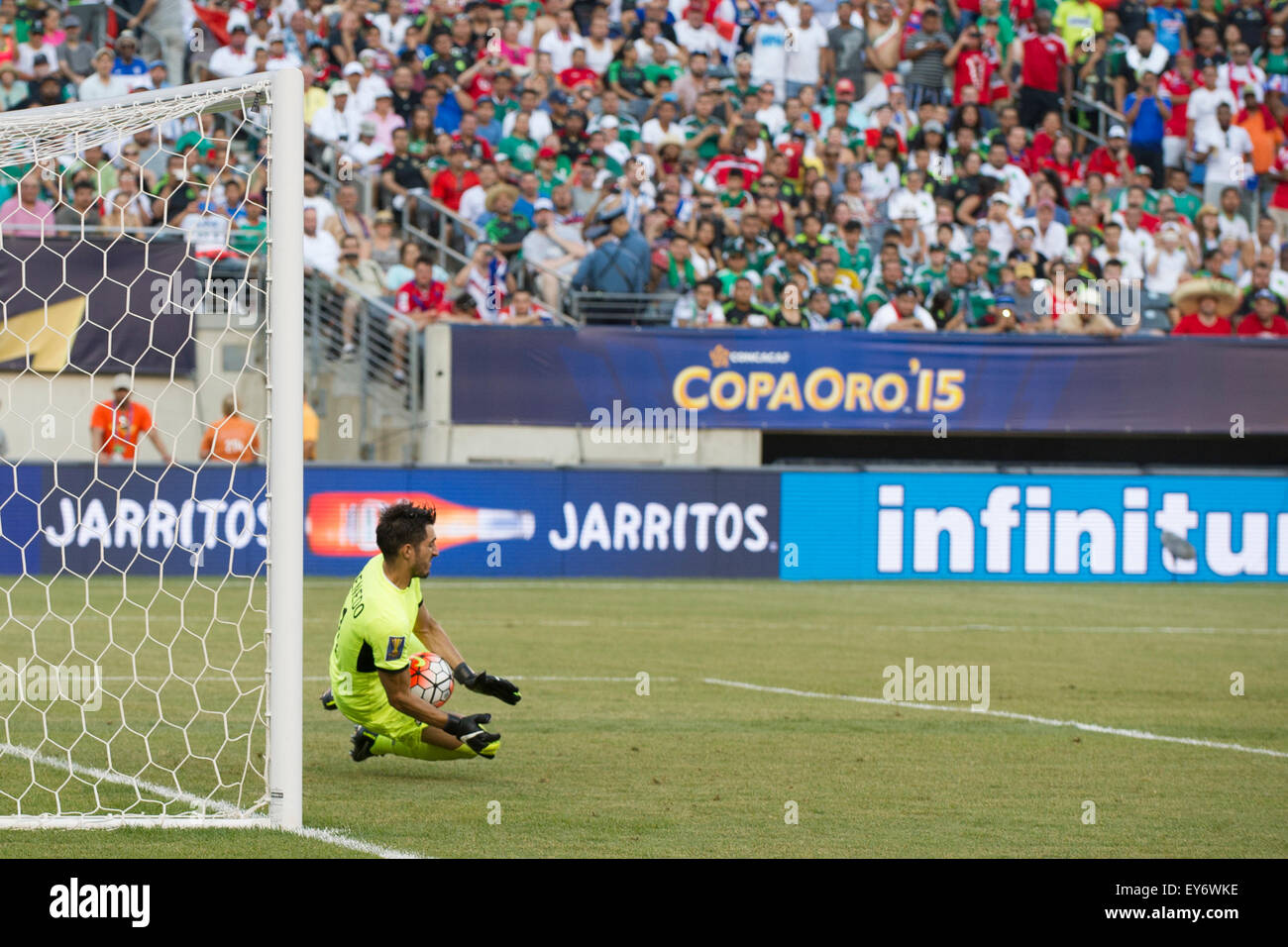 Penalty Kicks. 19th July, 2015. Panama goalkeeper Jaime Penedo (1 ...