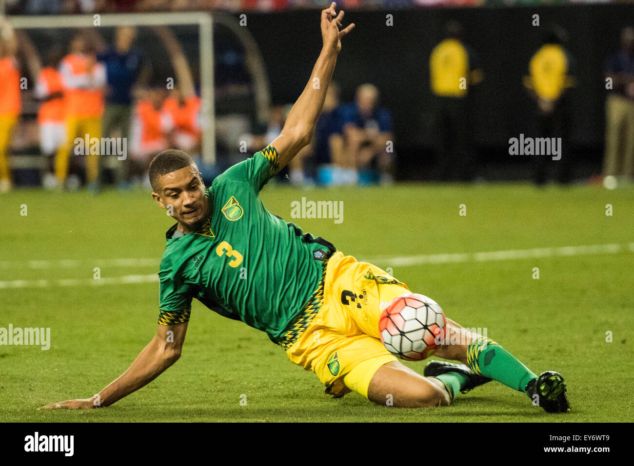 Atlanta, GA, USA. 22nd July, 2015. #3 Jamaica D Michael Hector during ...