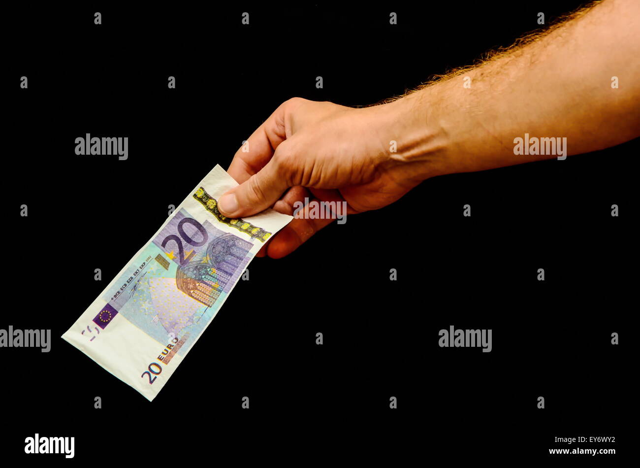 European Euro Money Banknote Stock Photo - Alamy