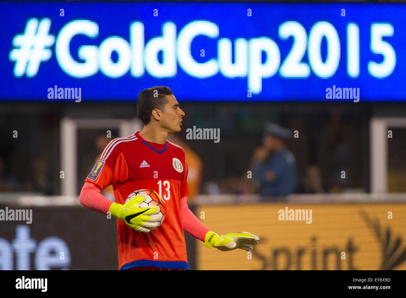 Extra Time. 19th July, 2015. Mexico goalkeeper Guillermo Ochoa (13 ...