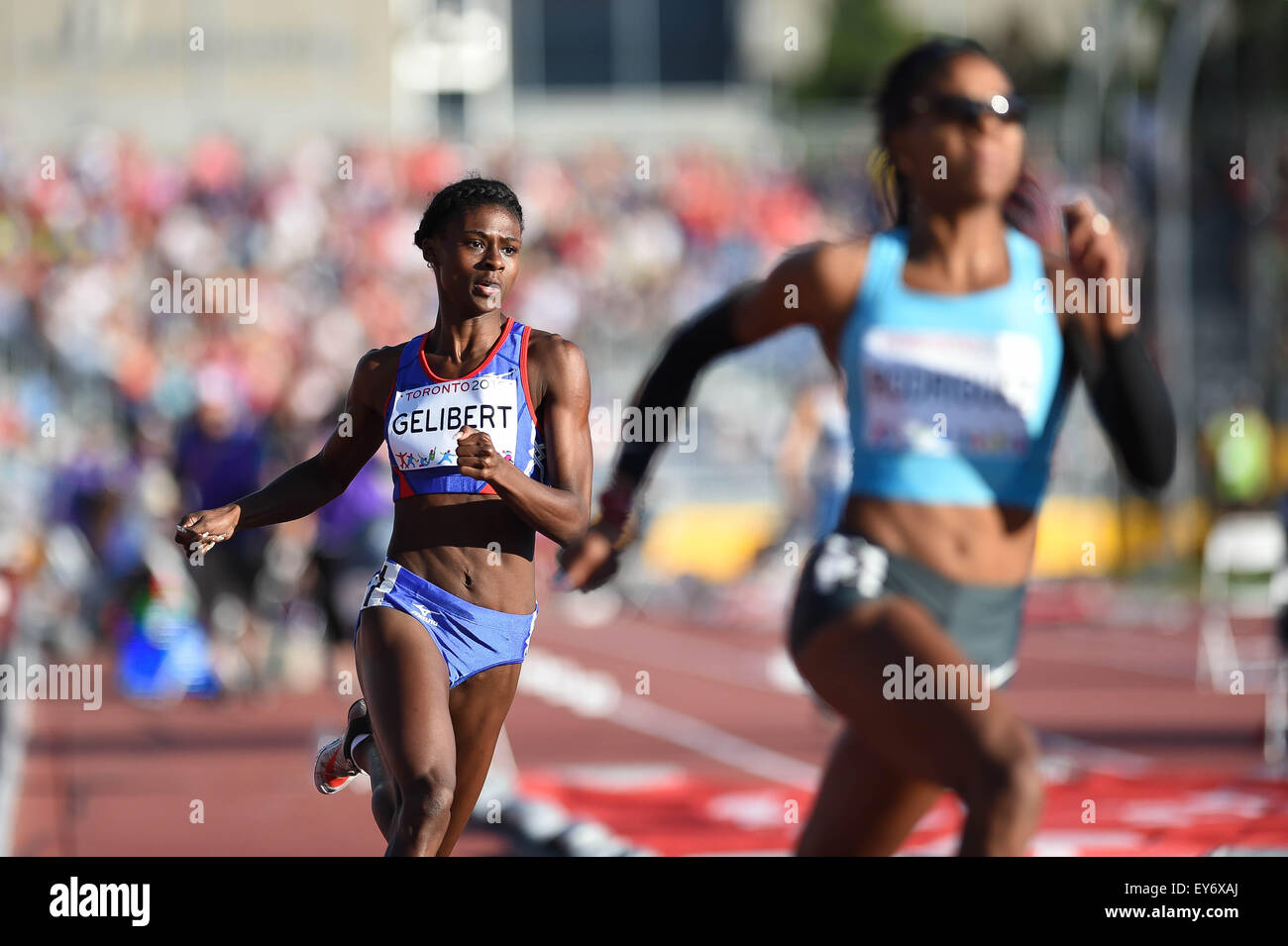 Toronto, Ontario, Canada. 22nd July, 2015. Jessica Gilbert of Haiti ...