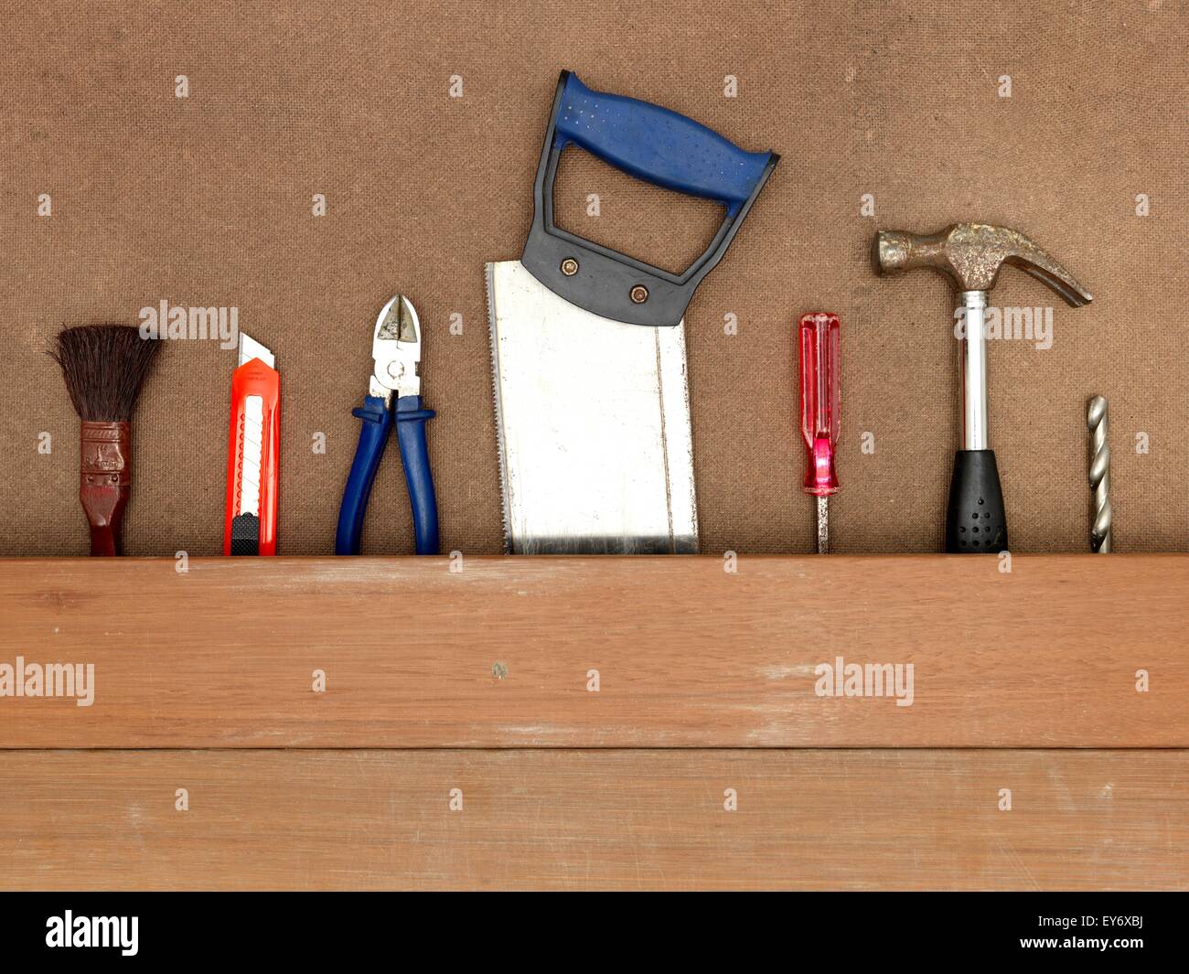 A close up shot of a workshop background Stock Photo - Alamy