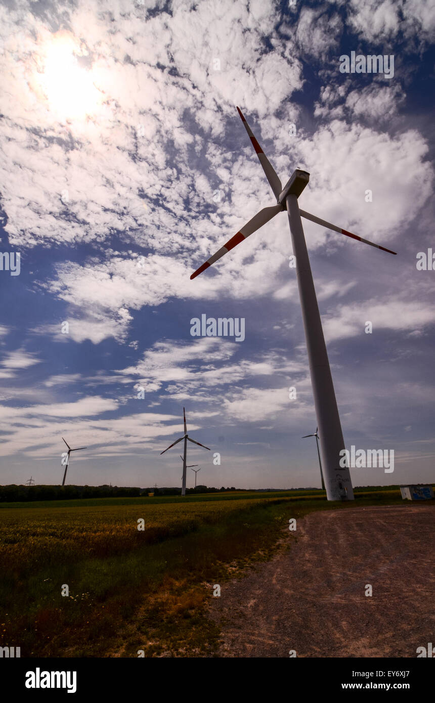 Windmill Wind Turbine Stock Photo - Alamy