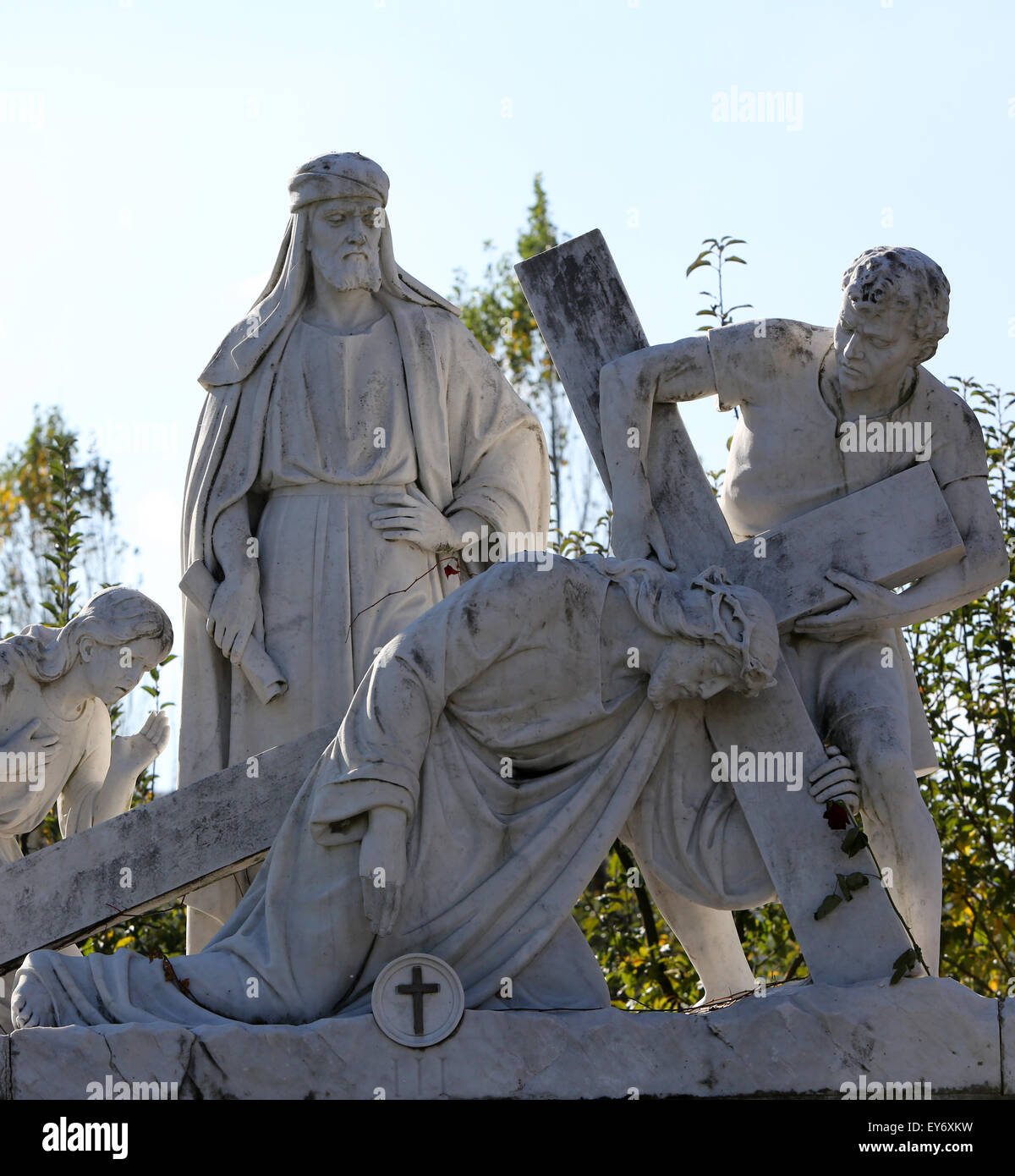 3rd Station of the Cross, Jesus falls the first time, Sanctuary ...