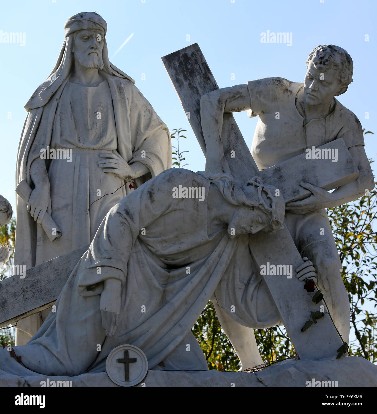 3rd Station Cross Jesus Falls High Resolution Stock Photography and ...