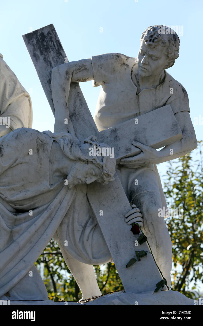 3rd Station of the Cross, Jesus falls the first time, Sanctuary ...