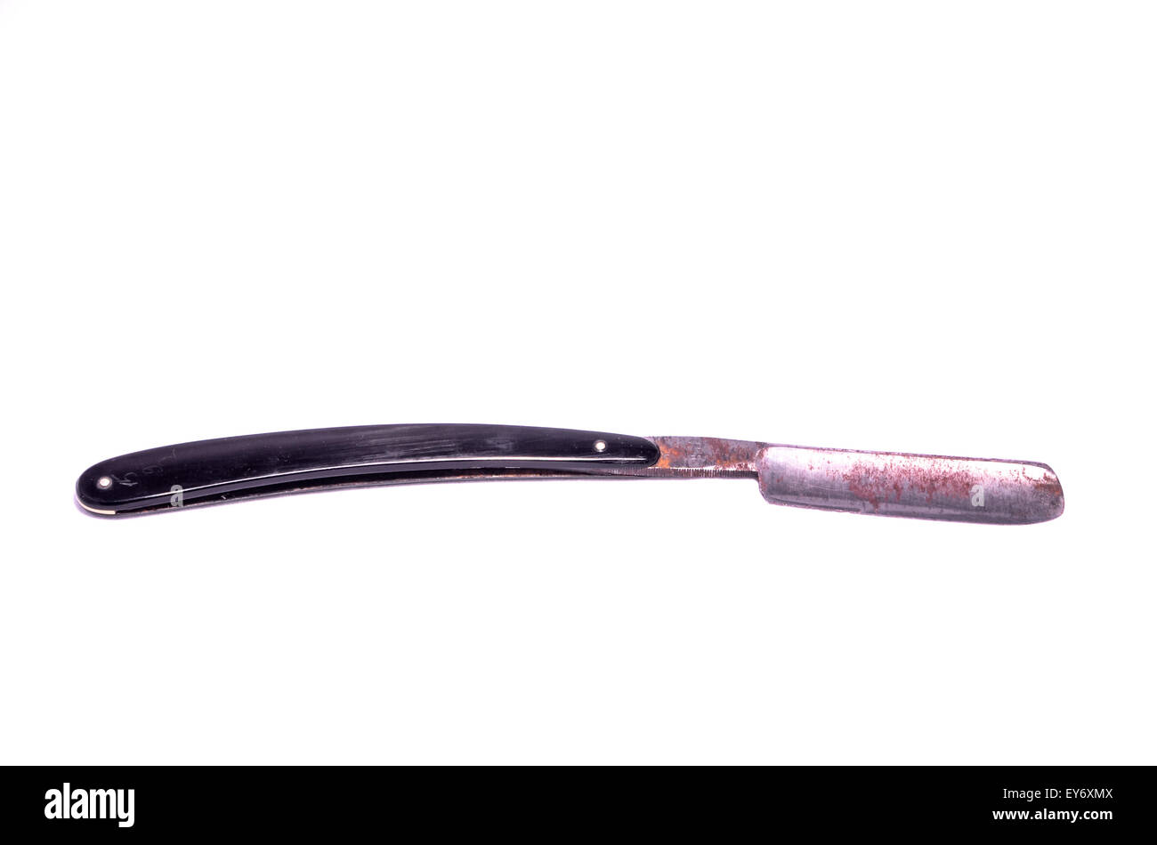 Vintage Straight Razor Stock Photo - Alamy