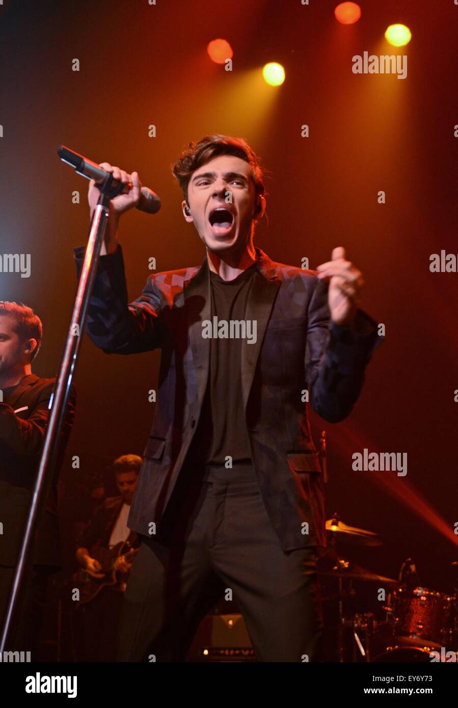 New York, NY, USA. 22nd July, 2015. Nathan Sykes in attendance for ...