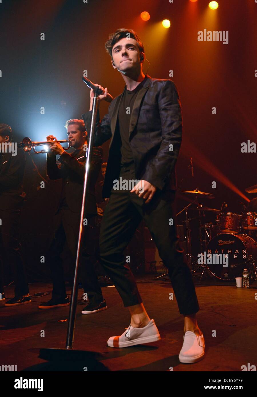 New York, NY, USA. 22nd July, 2015. Nathan Sykes in attendance for ...