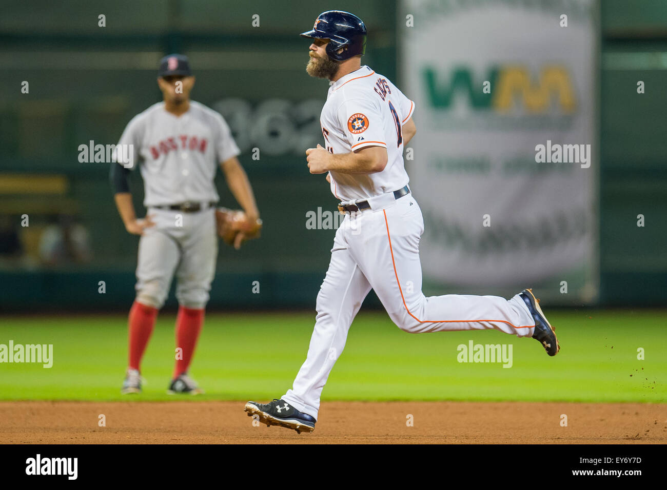 Houston, TX, USA. 22nd July, 2015. Houston Astros designated hitter ...