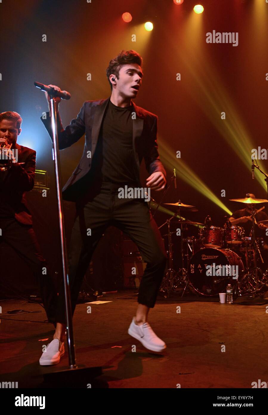 New York, NY, USA. 22nd July, 2015. Nathan Sykes in attendance for ...